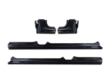 2009-2014 F-150 Crew Cab, Slip On Rocker Panel + Cab Corner Cover ...