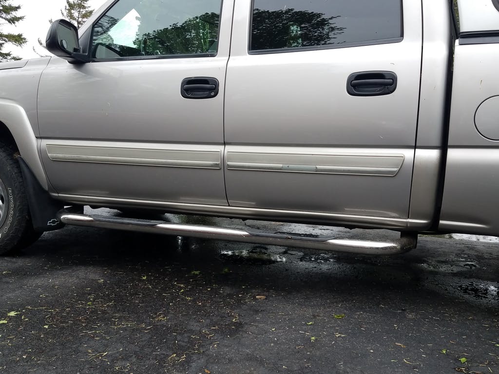 1999-2006 Silverado/Sierra Crew Cab, Slip On Rocker Panel + Cab Corner ...